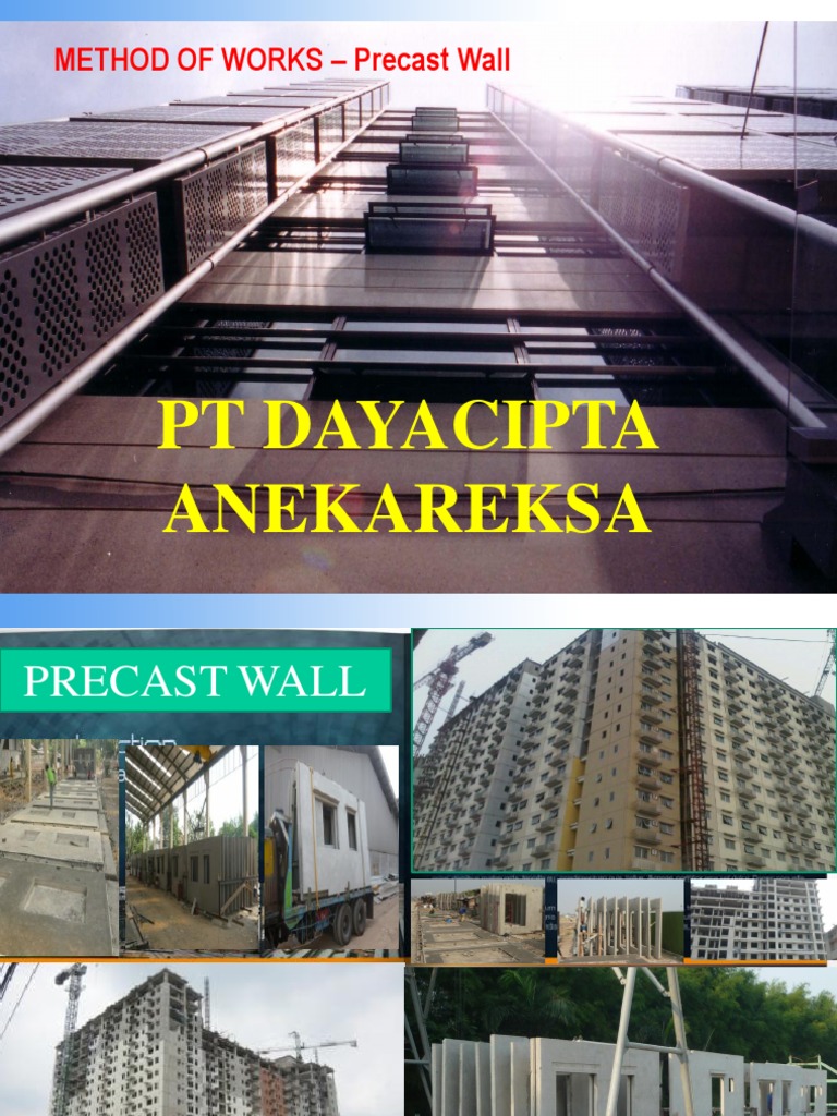 Keunggulan dan Proses Precast Wall | PDF | Teknologi & Rekayasa