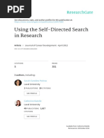 The Self-Directed Search | PDF | Counseling Psychology | Psychometrics