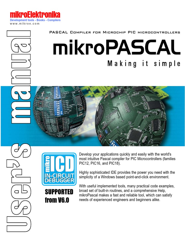 Mikropascal Manual | PDF | Pic Microcontroller | Booting
