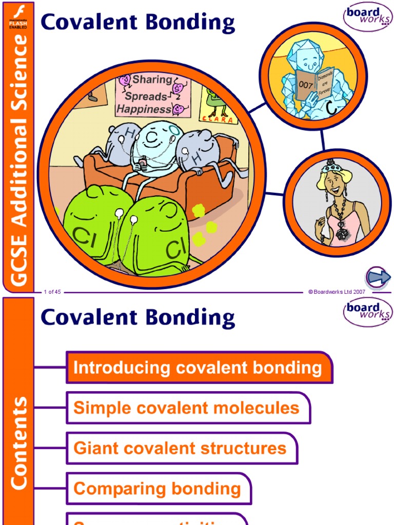 Covalent Bonding v1.0 | PDF | Chemical Bond | Covalent Bond