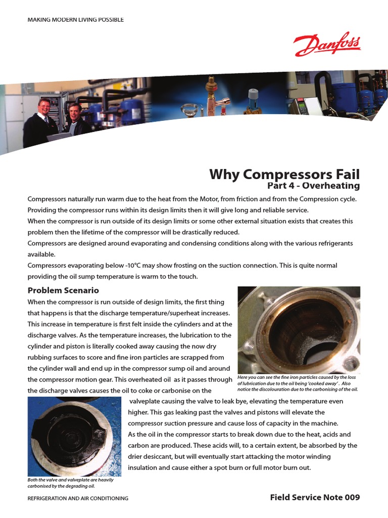 Why Compressors Fail Part 4 - Overheating | PDF | Cylinder (Engine ...