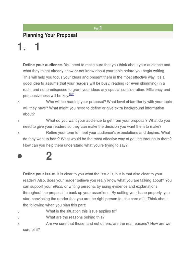 Proposal Writing Guide | PDF | Request For Proposal | Goal
