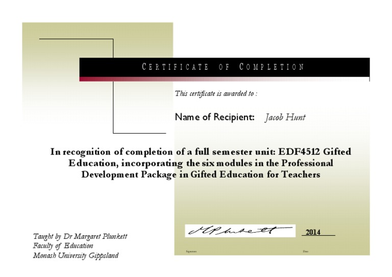 Jacob Hunt | PDF | Career & Growth | Wellness