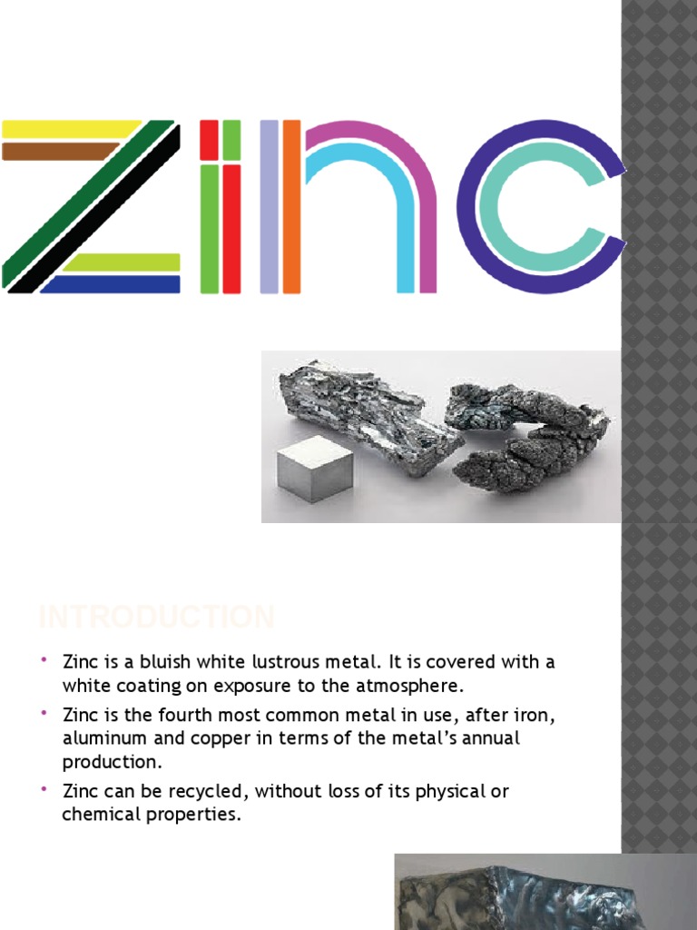 Zinc | PDF | Zinc | Economies