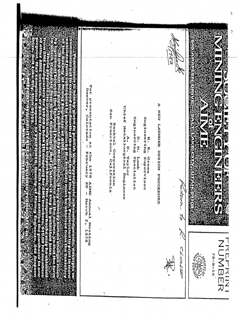 A New Launder Design Procedure 2 PDF | PDF