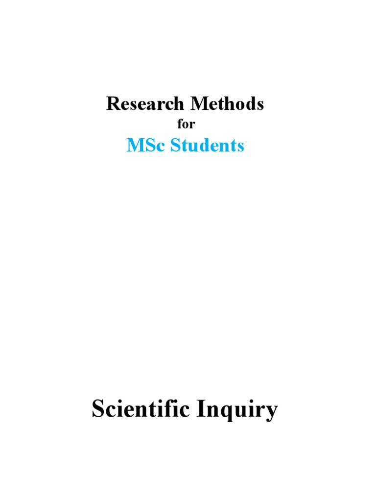 Understanding Scientific Inquiry Basics | PDF | Scientific Method | Science