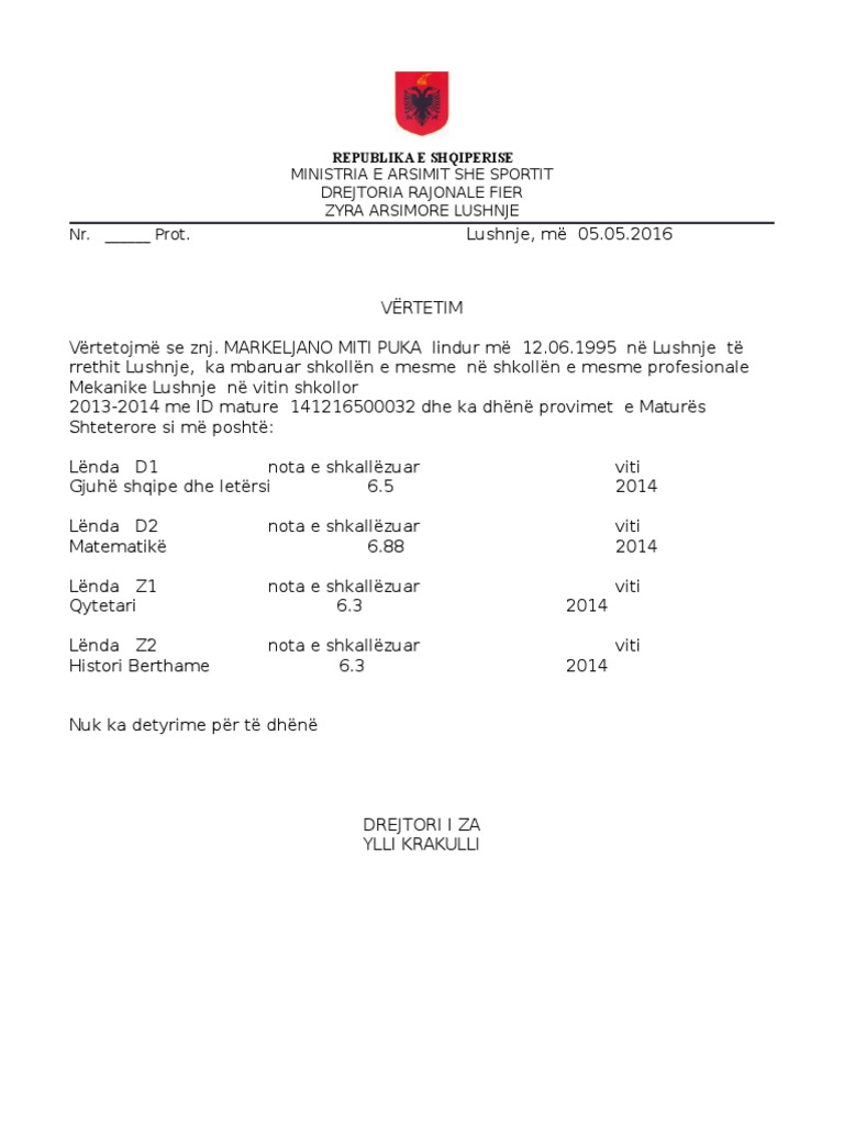 Vertetim Per Za | PDF