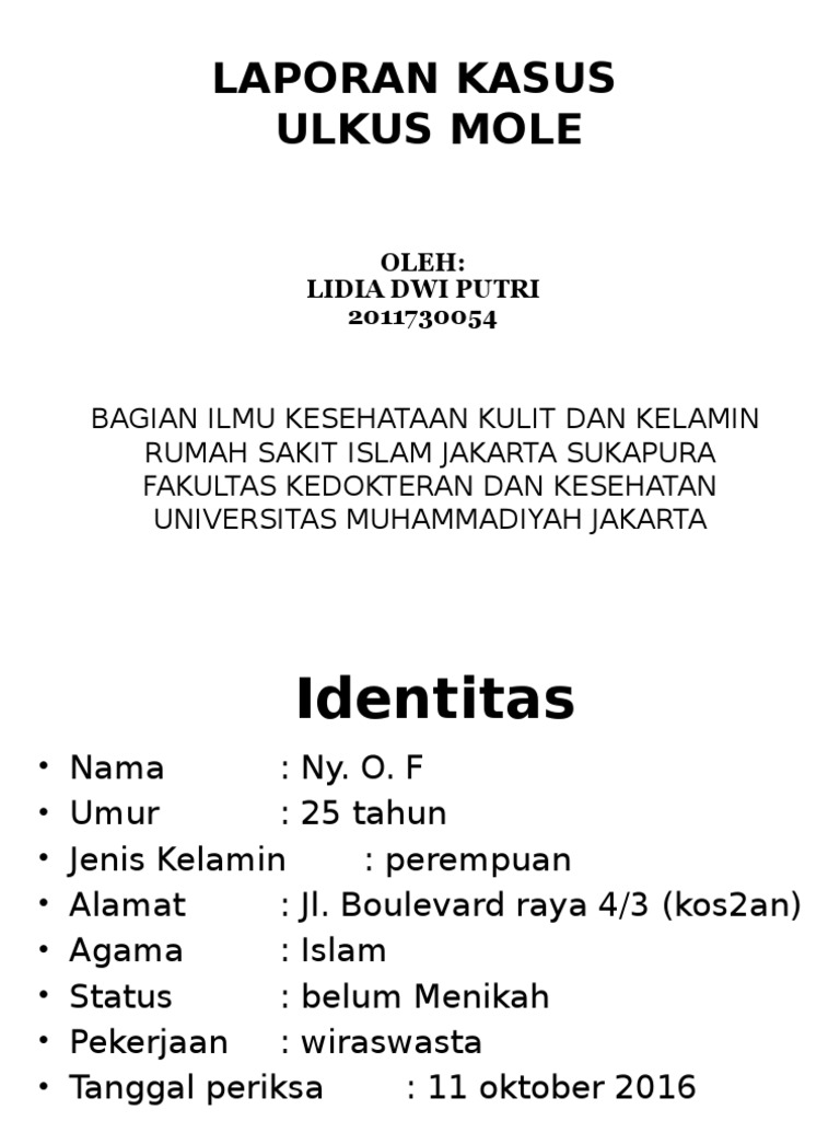 Lapkas Ulkus Mole | PDF