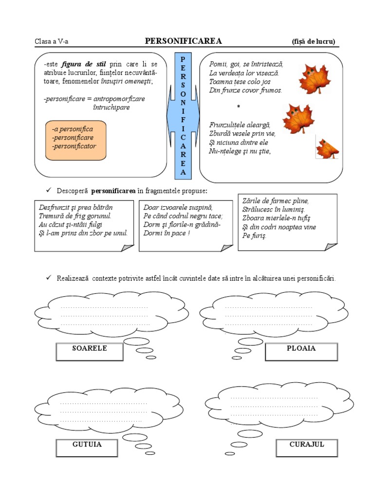 Personificarea | PDF