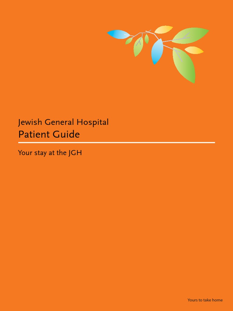 JGH Patient and Visitors Guide | PDF | Physical Therapy | Dietitian