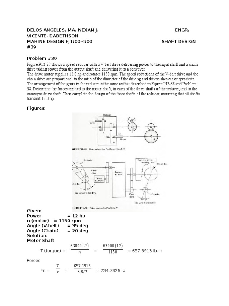 Shaft Design | PDF