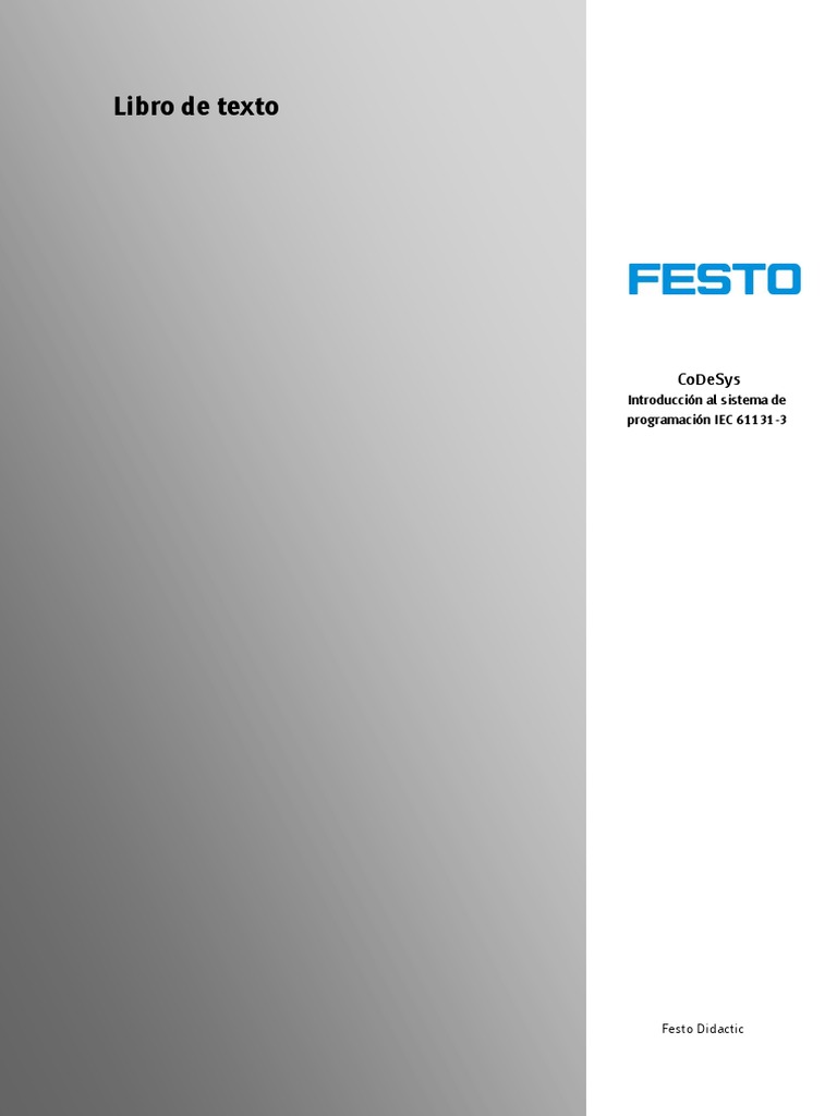 Manual CoDeSys para PLCs PDF | PDF | Programa de computadora | Programación