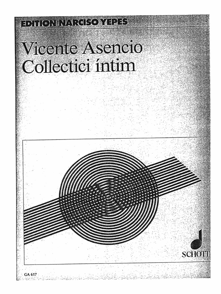 Vicente Asencio - Collectici Intim | PDF