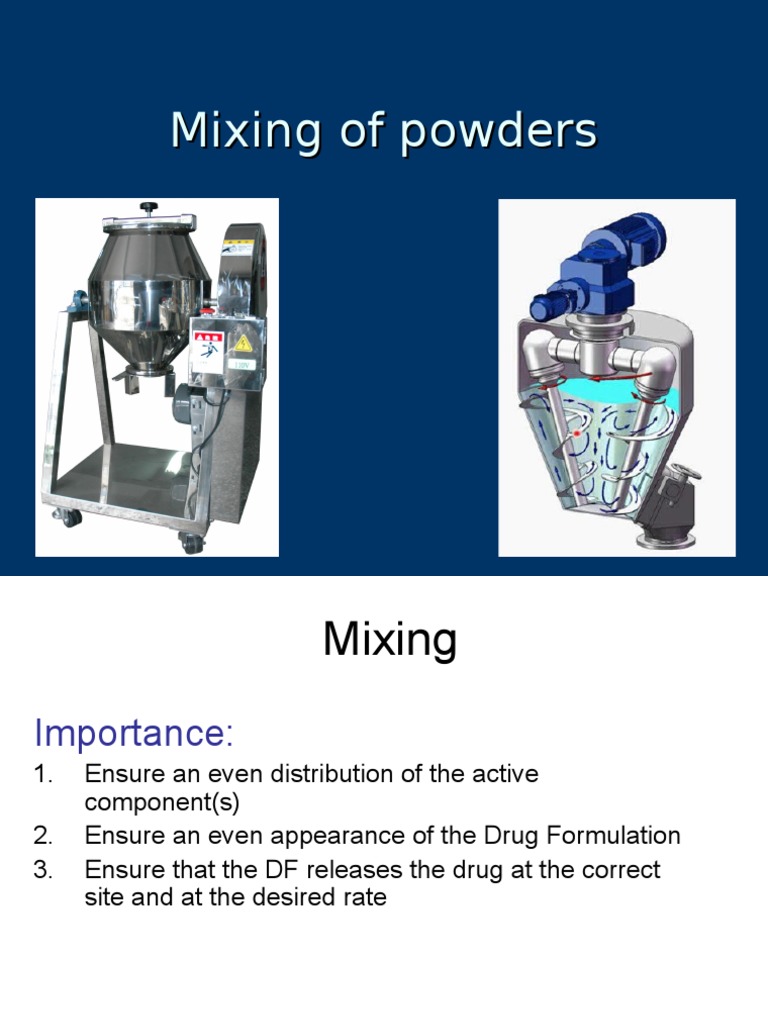 Mixing | PDF | Propeller | Physical Sciences