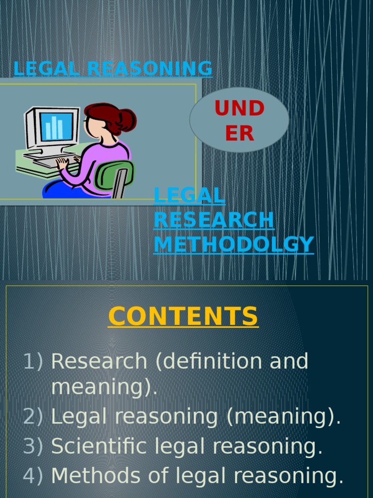 Legal Reasoning Methods | PDF | Reason | Inductive Reasoning