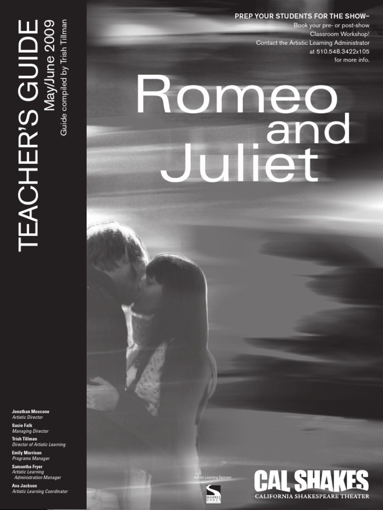 Teaching Romeo and Juliet: A Guide | PDF | Characters In Romeo And ...