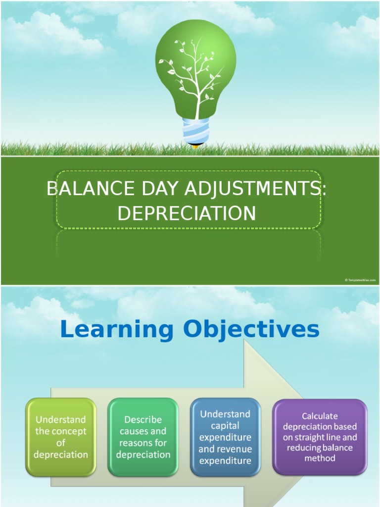 Topic 6a-Balance Day Adjustment - Depreciation | PDF | Depreciation ...