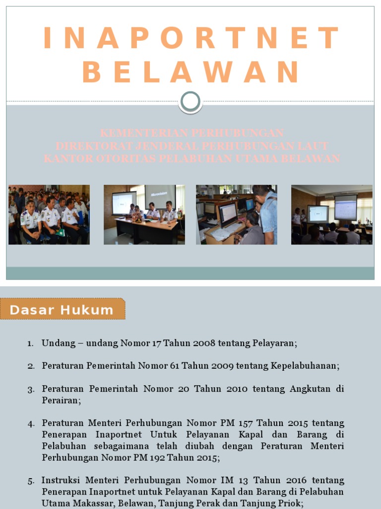 Presentation Inaportnet | PDF