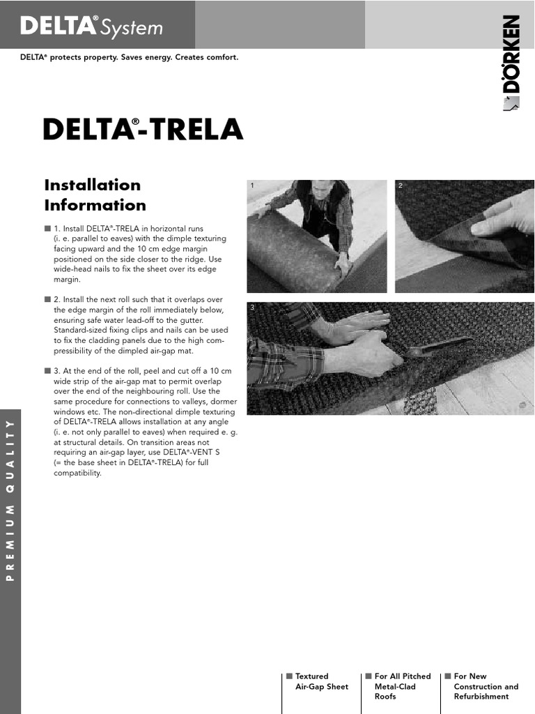 Delta - Trela: Installation Information | PDF