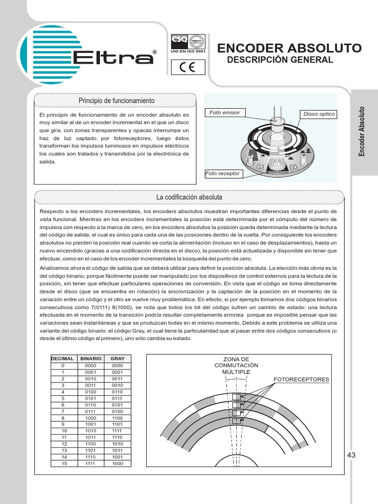 Encoder Absoluto PDF | PDF | Codificaciones | Notación