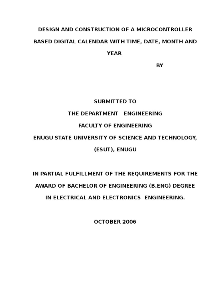 Digital Clock and Calender | PDF | Bipolar Junction Transistor | Rectifier