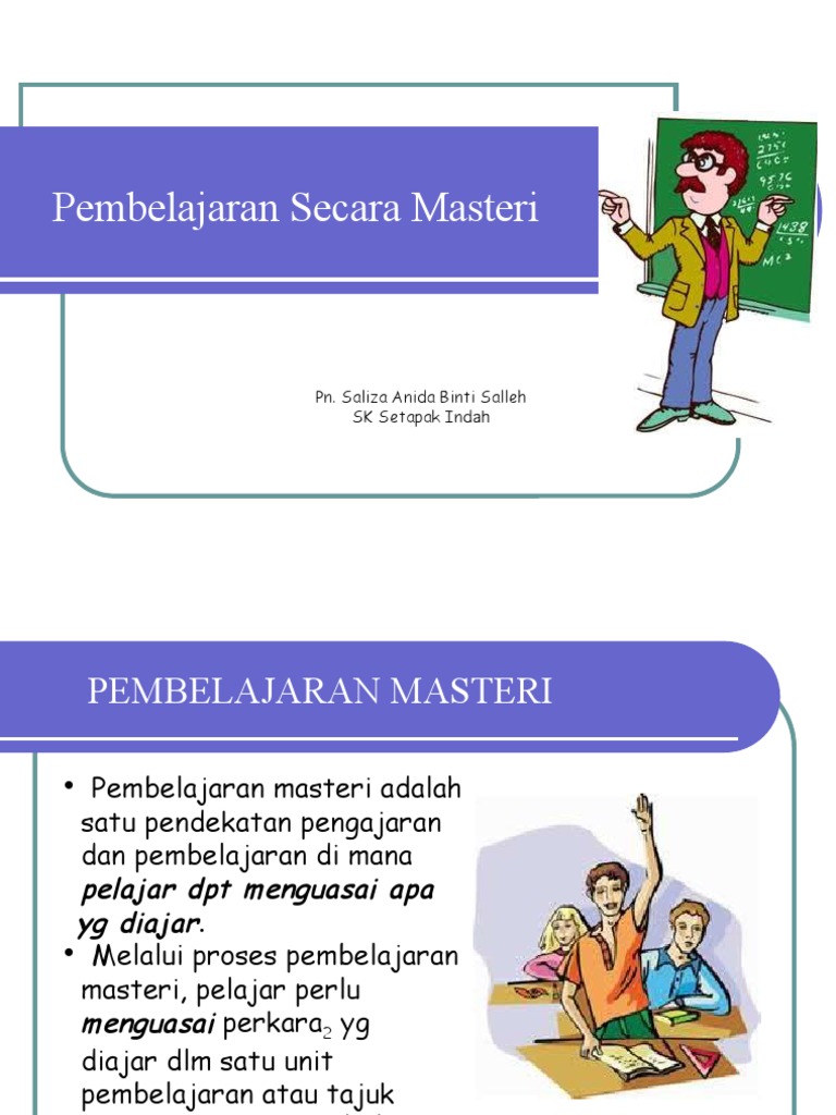 Pembelajaran Masteri SA | PDF
