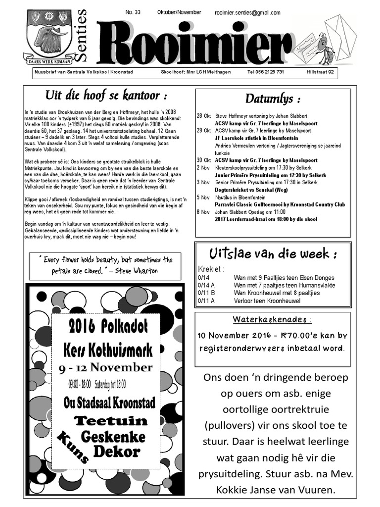 Rooimier 33 - 2016 | PDF