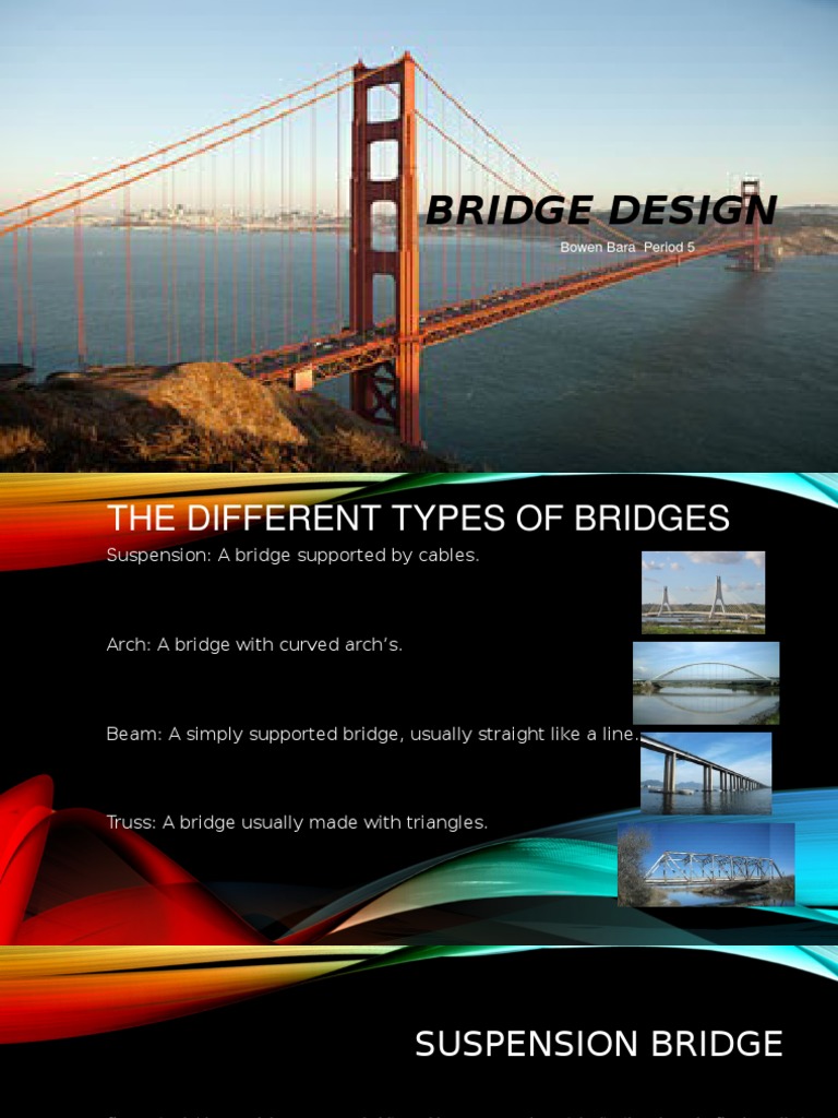 Bridge Design | PDF