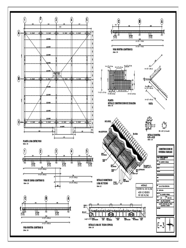 Losa de Techo Estructura-Model | PDF
