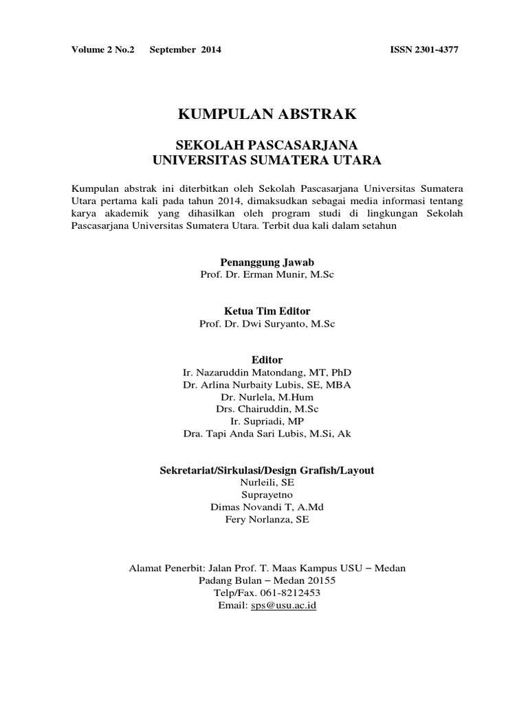 Abstrak Tesis Periode 3-4 | PDF