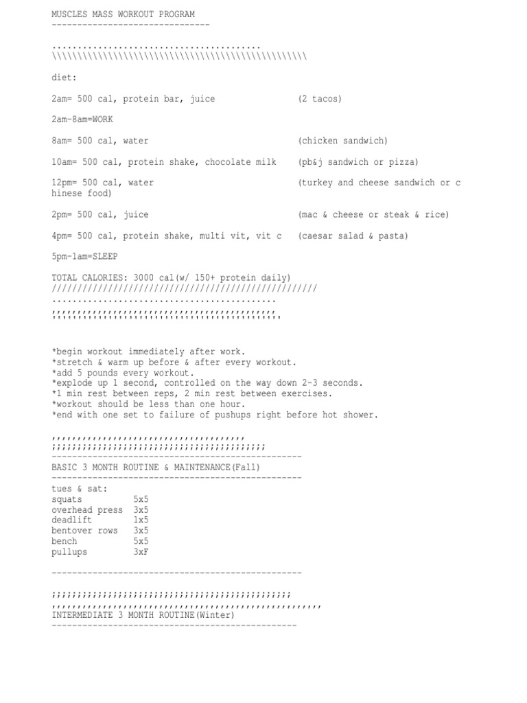 5x5 Workout Program | Download Free PDF | Sports | Recreation