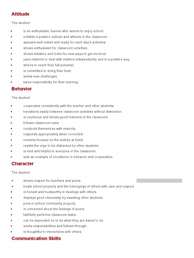 Report Comments | PDF