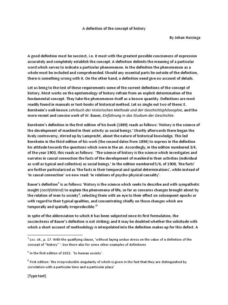 Definition of History Concepts | PDF | Science | Epistemology