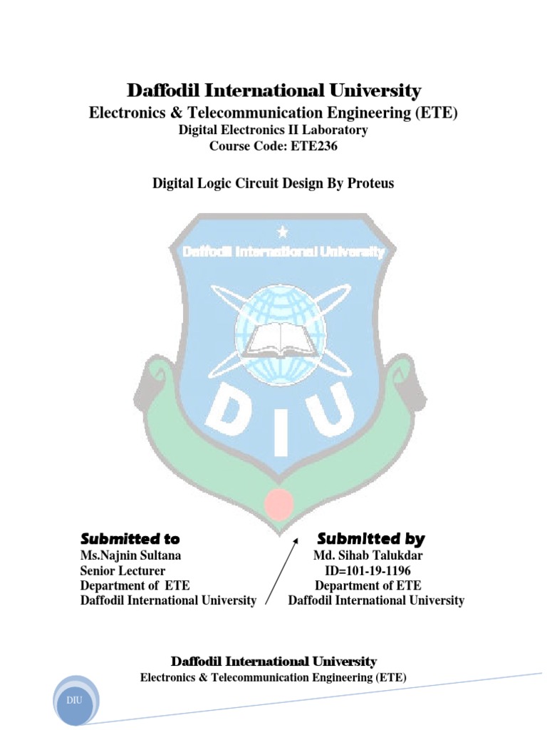 Digital Logic Design with Proteus | PDF | Digital Electronics | Circuit ...