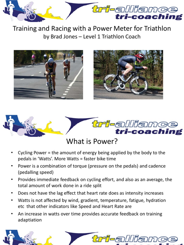 Training and Racing With A Power Meter For Triathlon 1 PDF | PDF ...
