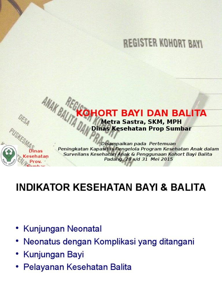 Era Kohort Bayi Dan Kohort Balita | PDF | Sains & Matematika