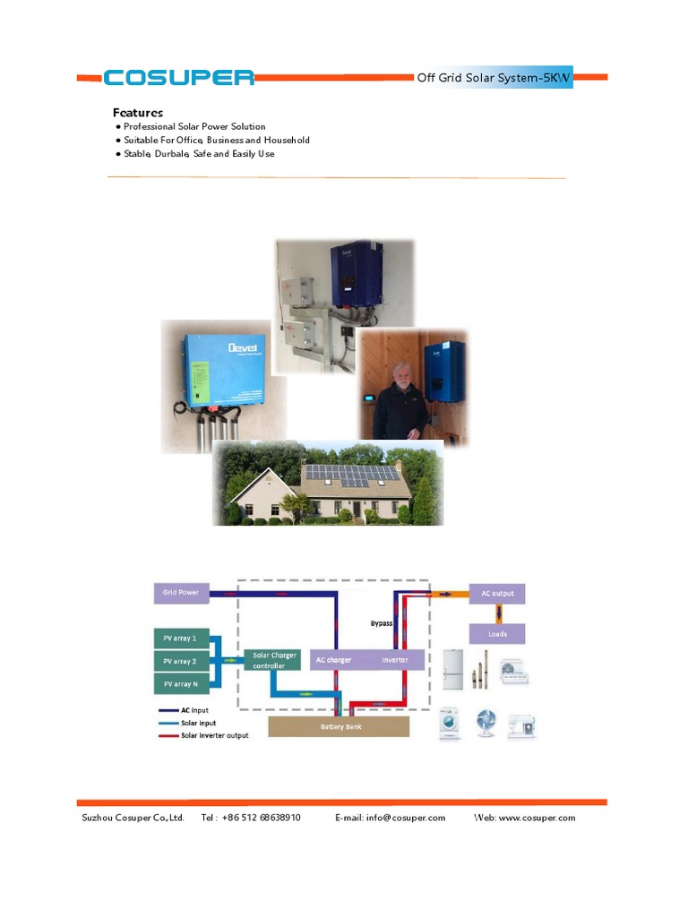 5KW Off-Grid Solar Power System | PDF