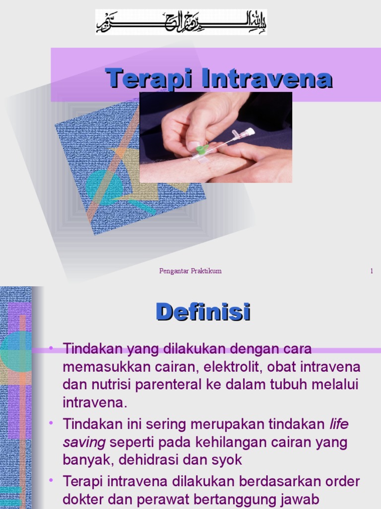 Edit Terapi Intravena | PDF