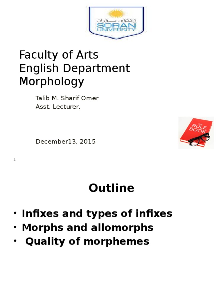 Infixes and Types Infixes | PDF | Morphology (Linguistics) | English ...
