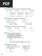 Ejercicios Álgebra 2º Eso | PDF | Álgebra | Enseñanza de matemática