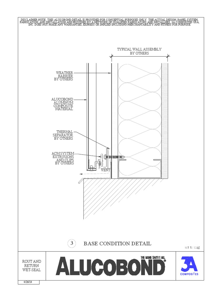 Alucobond Wet Seal System-Base Condition | PDF