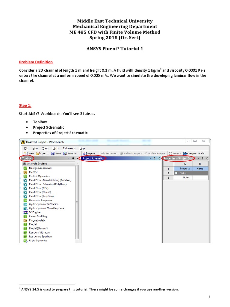 FLUENT Tutorial 1 - Developing Flow in A Channel | Download Free PDF ...