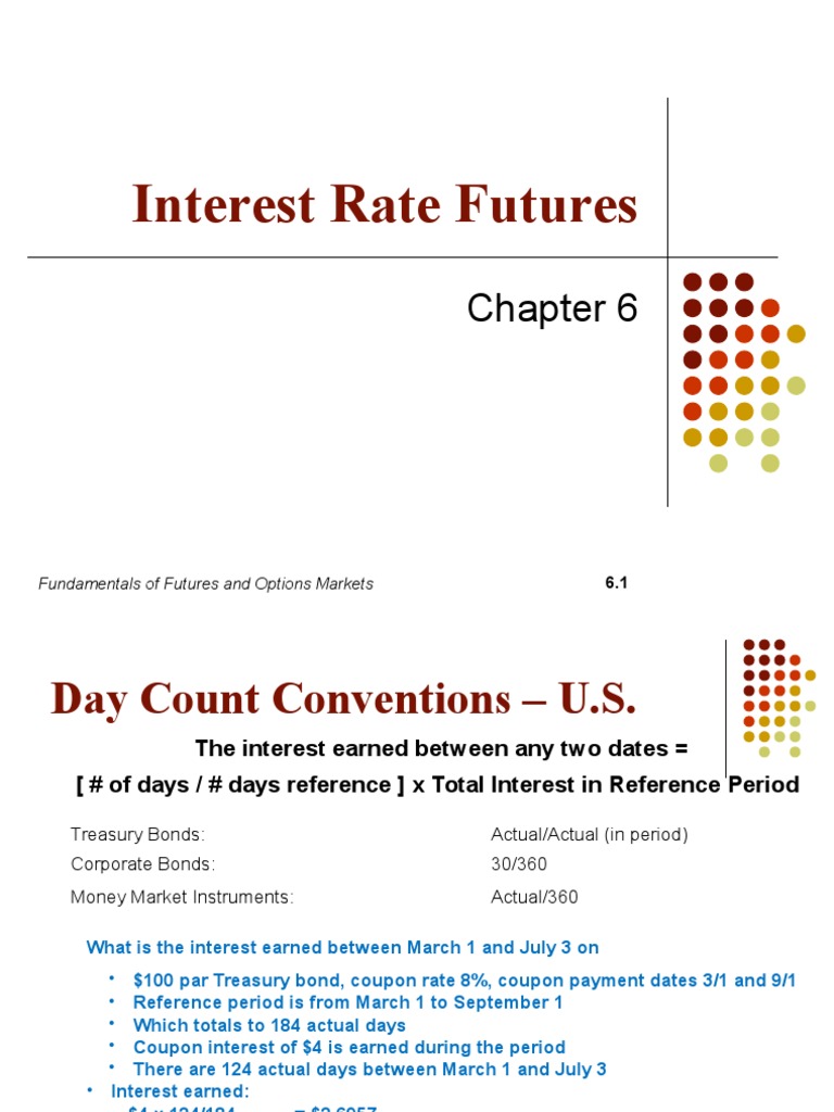 CH 06 Interest Rate Futures | PDF | Bond Duration | Bonds (Finance)