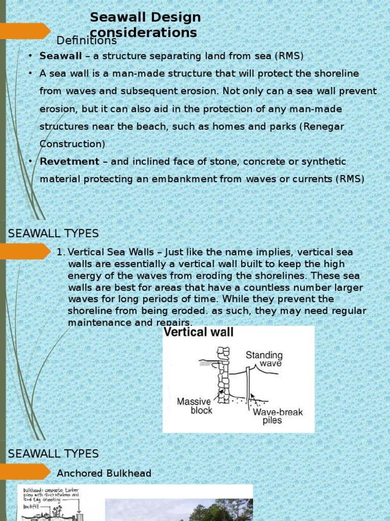 Sea Walls | PDF | Tide | Hydrology