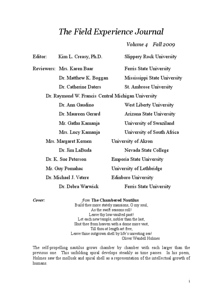 Volume 4 | PDF | Teacher Education | Teachers