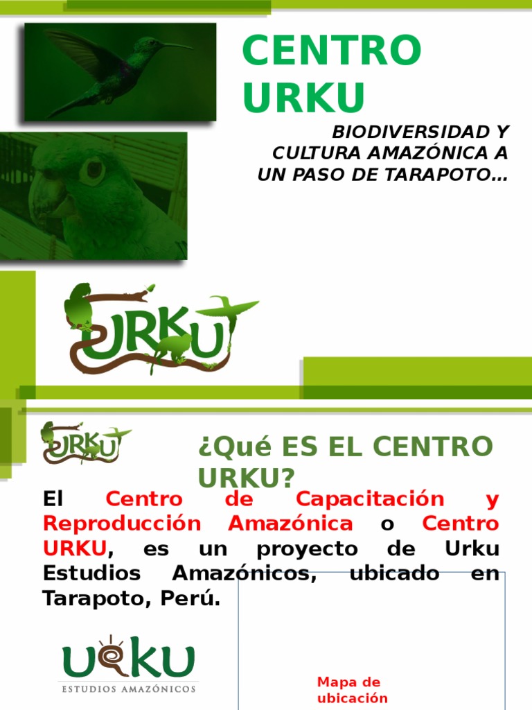 Presentación CENTRO URKU | PDF | Sustentabilidad | Biodiversidad