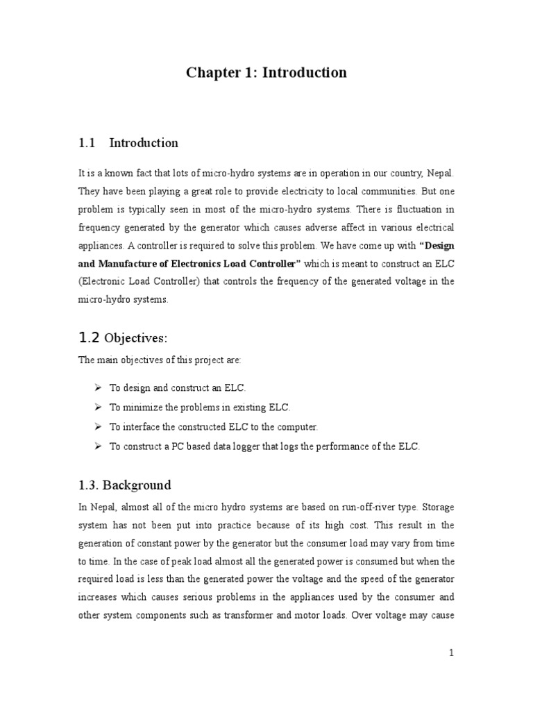 Electronic Load Controller Pdf