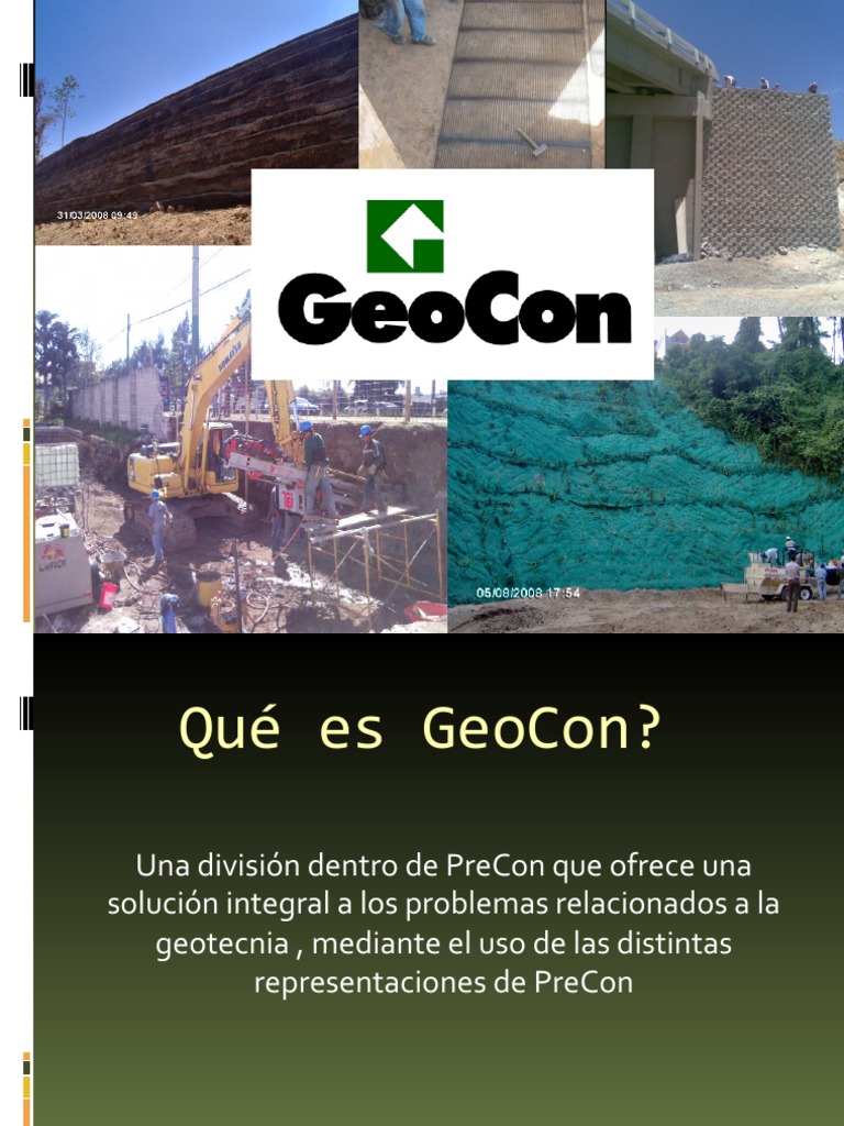 Presentacion GeoCon | Descargar gratis PDF | Zinc | Aluminio