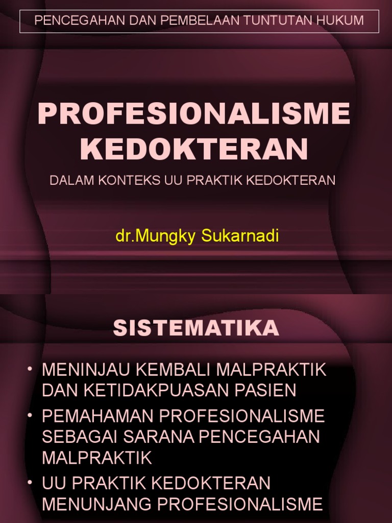 Profesionalisme | PDF