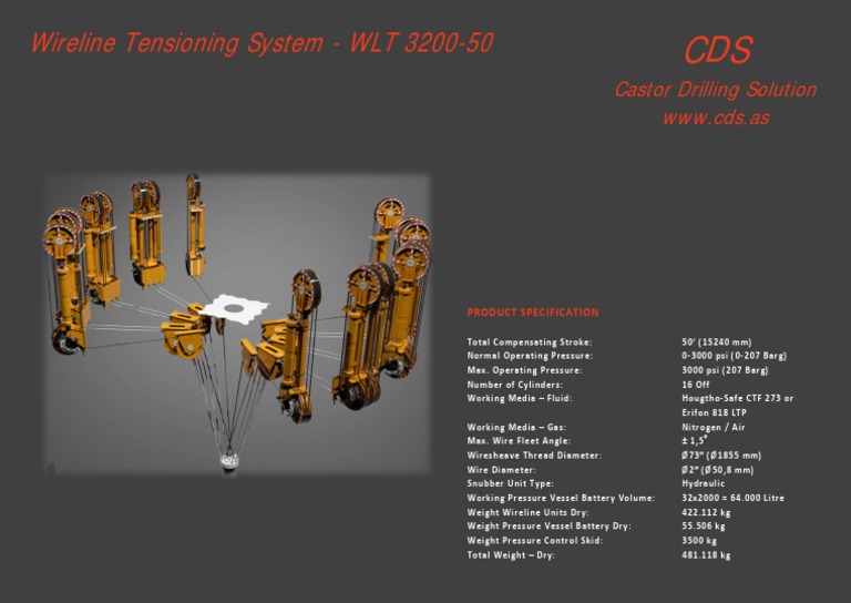 Wire Line System - WLT 3200-50 PDF | PDF